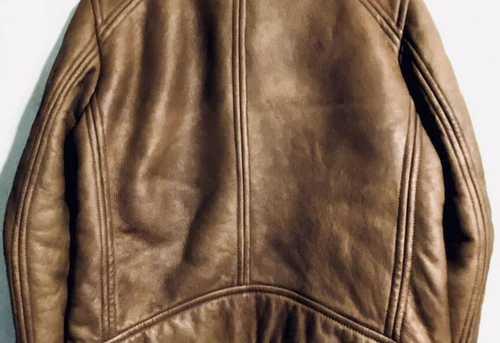 Hugo boss 50р куртка бомбер pilot aviator кожа