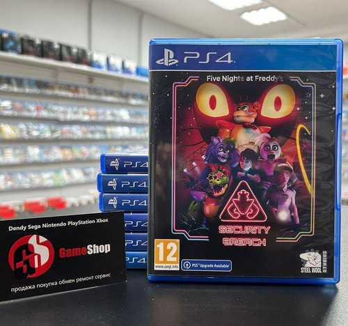 Диск Five Nights AT Freddy’s: Security Breach PS4