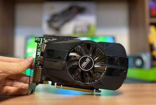 Видеокарта asus GeForce GTX 1050 phoenix