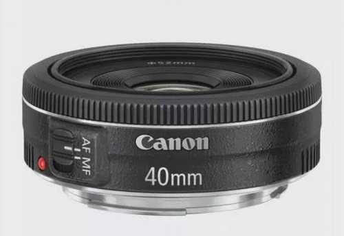 Фотоаппарат Canon EF 40mm f/2.8 STM (Гарантия)