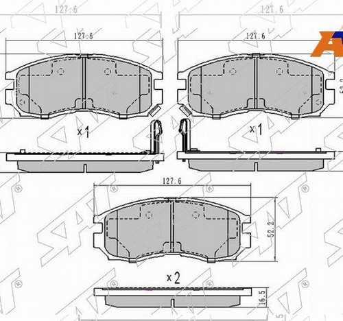 Колодки тормозные Передние mitsubishi colt