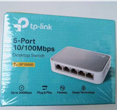 Новый настольный коммутатор TP-Link TL-SF10005D