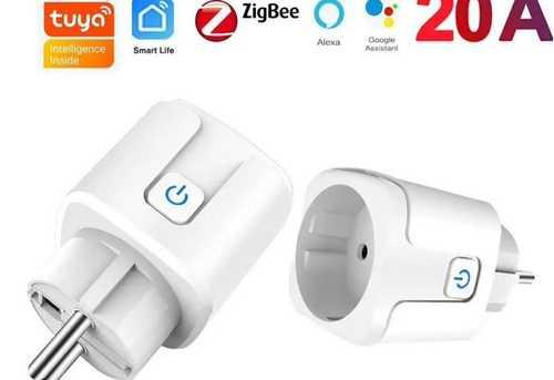 Умная розетка zigbee 20a