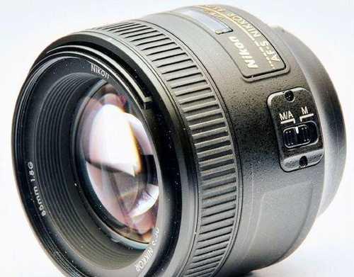 Объектив Nikon 85mm f/1.8G AF-S Nikkor новый