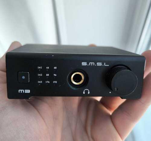 Usb цап dac smsl m3 с усилителем для наушников