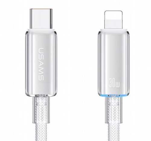 Кабель Type-C - 8 pin Light-Cloud, 1.2м, 6.0A, цве