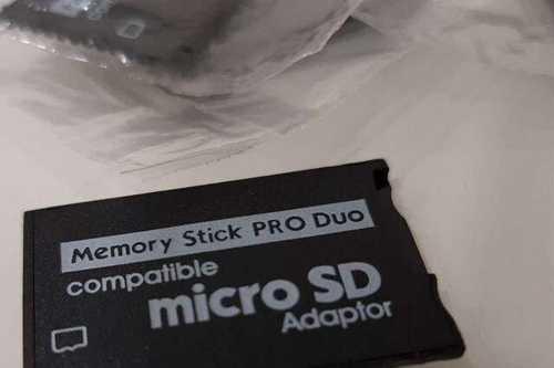 Memory stick pro duo адаптер MicroSD