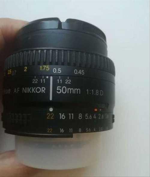 Объектив nikon 50mm f 1.8 nikkor