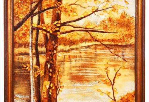 Картина из янтаря "У реки" Array
