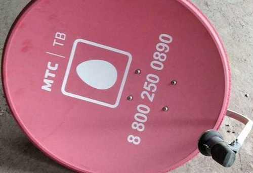 Спутниковая тарелка МТС с роутером
