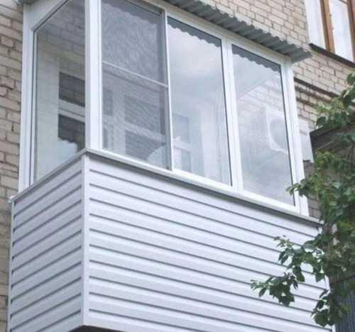 Остекление балконов, установка пластиковых окон