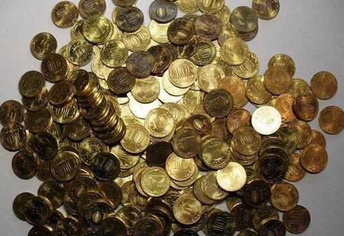 Монеты 10 рублей гвс (гальваника)