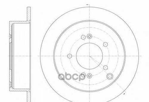 Диск тормозной 675600 Remsa