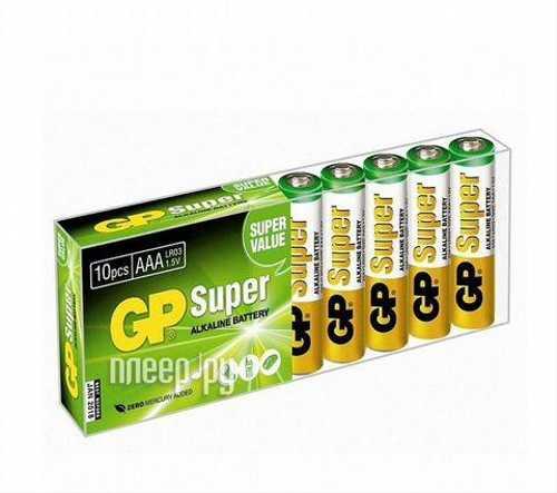 AAA - GP Super Alkaline LR03 24A GP24A-B10 10 штук