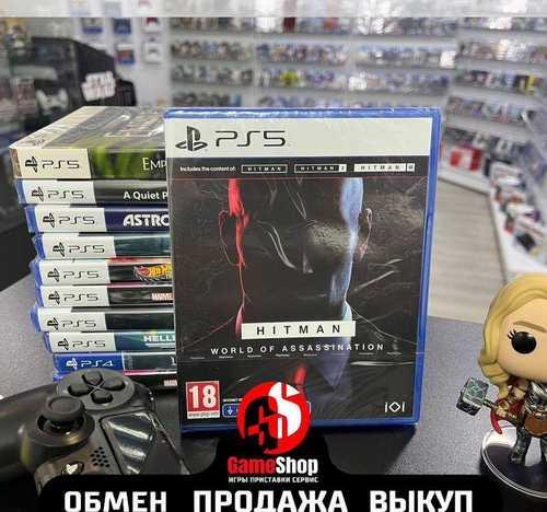 Hitman World of Assassination PS5 диск новый