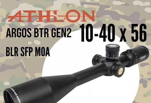 Прицел Athlon Argos BTR gen2 10-40x56 SFP MOA