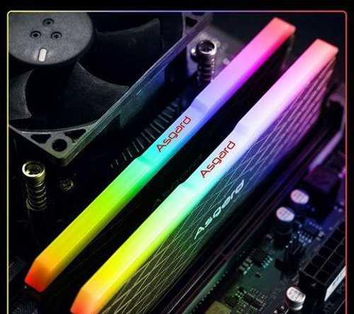 Новая оперативная память с RGB Asgard 16GB (2x8gb)