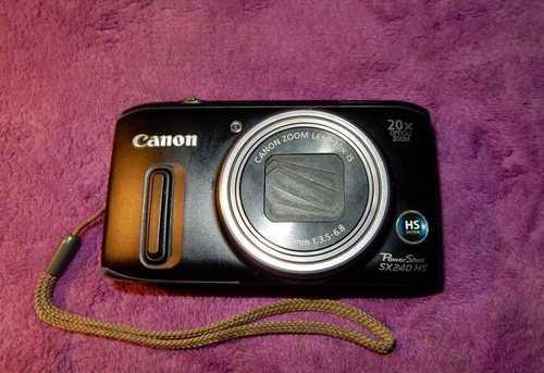 Компактный фотоаппарат Canon Powershot SX240 HS