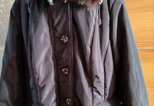 Куртка зимняя женская размер 54-56