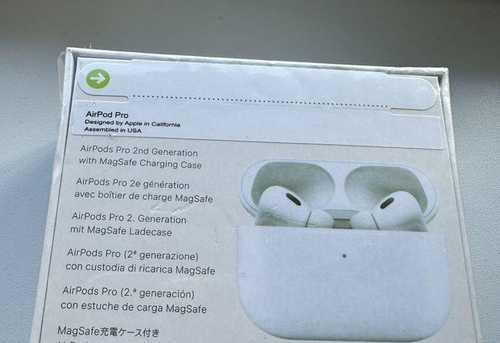 Беспроводные наушники apple airpods pro 2