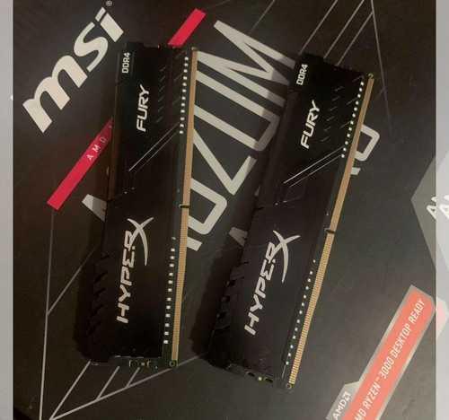 Оперативная память HyperX ddr4 16gb 2x8 2666