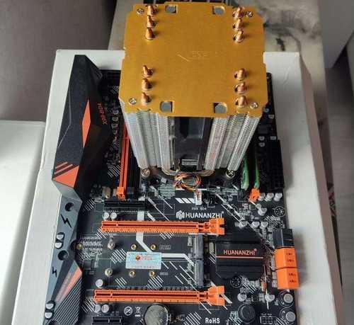 Huananzhi x99 bd4 + Xeon 2666 v3 + охлажд