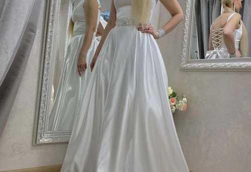 Свадебное платье атласное Olga Sposa