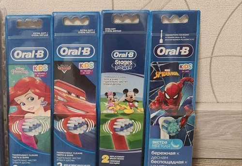 Новые насадки для детской зубной щётки oral-b