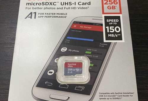 Новые MicroSD SanDisk Ultra 256Gb