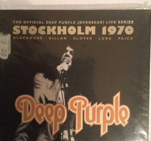 2CD+DVD Deep Purple/Live In Stockholm 1970,Россия