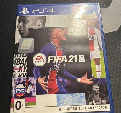 Диски на ps4 fifa 21