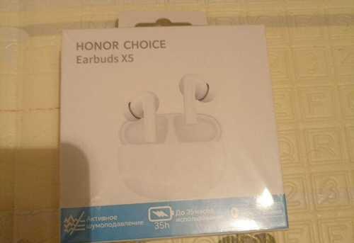 Беспроводные наушники honor choice earbuds X5