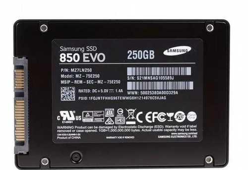 SSD накопитель Samsung 850 EVO 250 gb