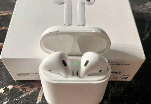 Беспроводные наушники apple airpods