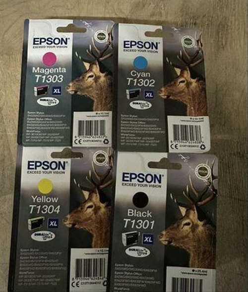 Картридж Epson T1301-T1302-T1303-T1304