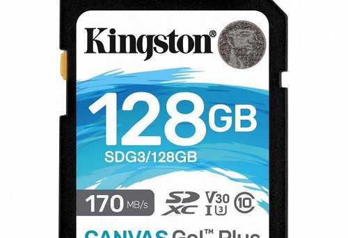 Карта памяти Kingston sdxc Canvas GO Plus Class 10