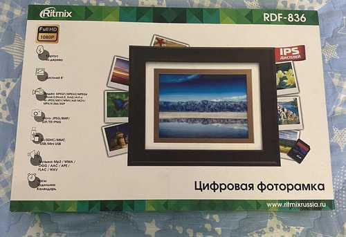 Цифровая фоторамка Ritmix RDF-836