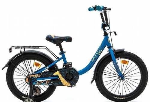 Детский велосипед zigzag 16" Zoo бирюзовый (2024)