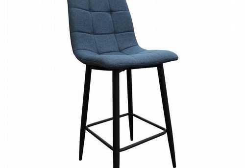 Полубарный стул barny 4/1, черный/текстиль синий 0