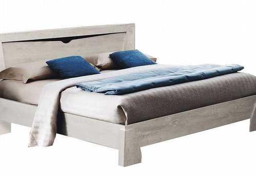 Кровать "Лючия" бетон пайн белый 1,4м