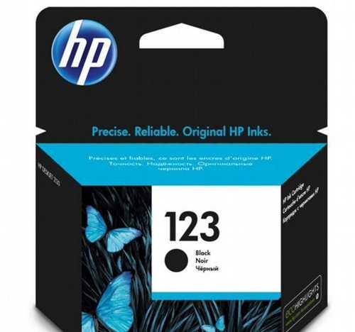 Картридж hp 123 черный