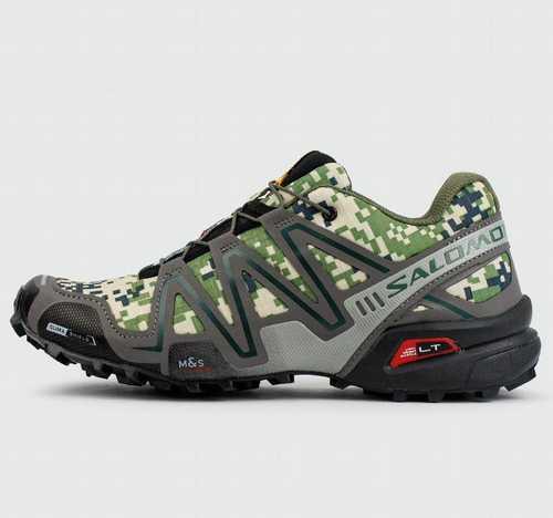 Кроссовки Salomon Speedcross 3 CS Camo Green