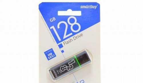 USB флешка 128GB 3.0 Smartbuy Glossy Dark