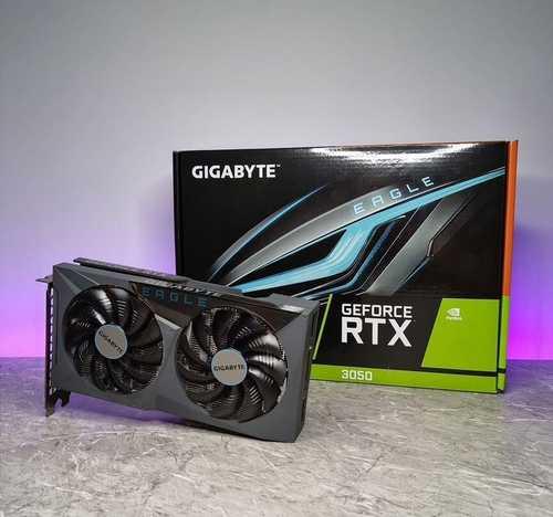 Видеокарта gigabytr RTX 3050 8Gb