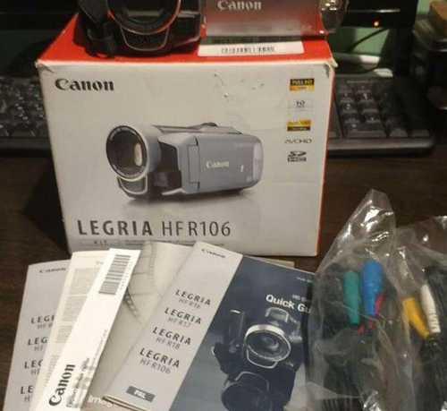 Видеокамера Canon legria HF R106