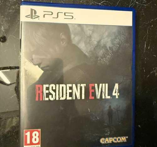 Resident evil 4 remake ps5 диск (русский язык)