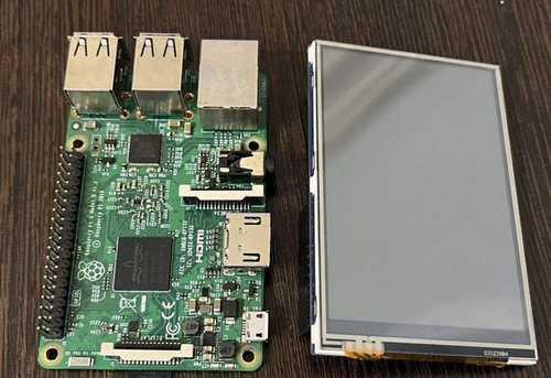 Raspberry Pi 3 model B + дисплей