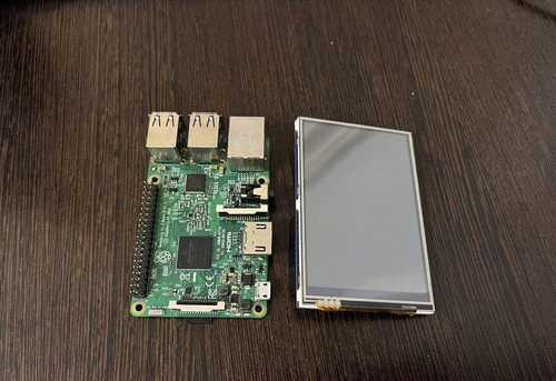 Raspberry Pi 3 model B + дисплей