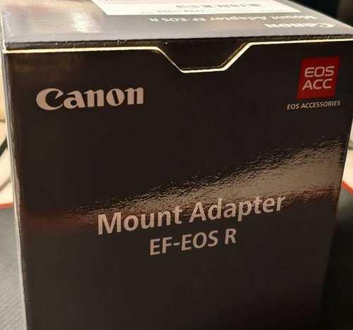 Адаптер canon mount adapter ef eos r