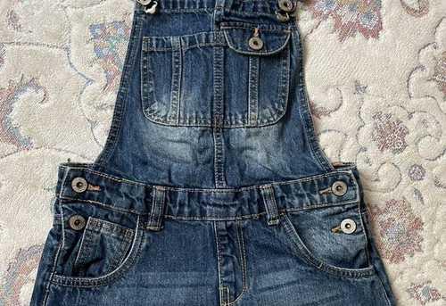 Комбинезон джинсовый шорты для девочки